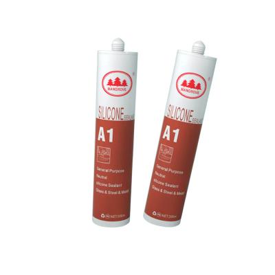 China Waterproof Clear Acetic Cure General Purpose Silicone Sealant for Doors Windows 12 Month Shelf Life for sale