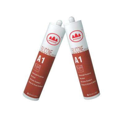 China Waterproof Quick-Drying Acetic Silicone Sealant White for Floor Wall Outdoor 300ml for sale