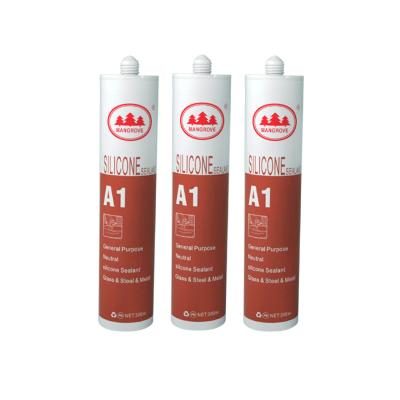 China Acid Silicone Sealant 300ml Transparent Glass Adhesive OEM High Quality Window Sealant 24H Cure for sale