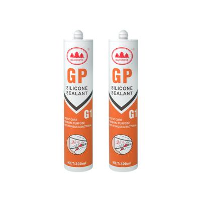 China Transparent Acid Silicone Structural Sealant Quick Drying Glass Sealant 300ml for sale