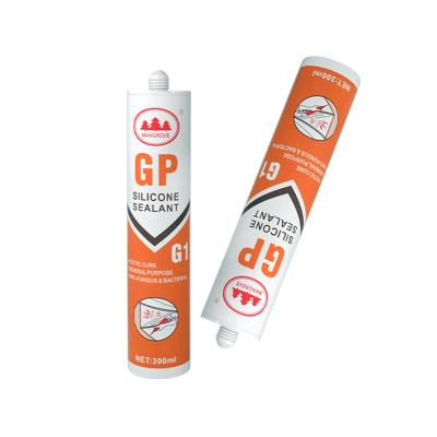 China Transparent Acid Silicone Sealant 280ml 300ml for Doors Windows Curtain Walls Waterproof for sale