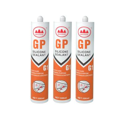 China White Acetic Acid Silicone Sealant - 3.5MPa Tensile Strength, 550% Elongation, Temperature Range -60°C to 150°C for sale