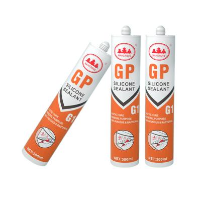 China White Non Yellowing Glass Glue Bathroom Adhesive 300ml Custom OEM for sale