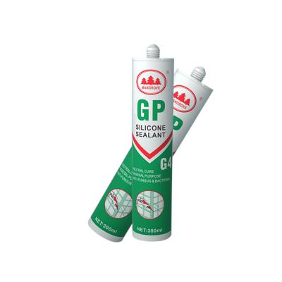 China Low Odor Acetic Transparent RTV Silicone Adhesive Sealant 300ml -50°C to 150°C Temperature Range for sale
