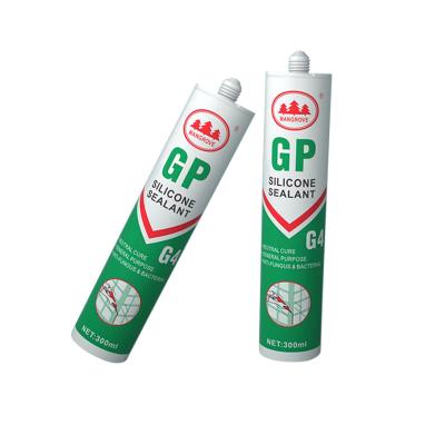 China Clear Weatherproof Silicone Sealant High Performance Acid Glass Glue 300ml for sale
