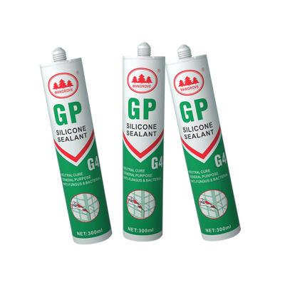China Anti Mold Silicone Sealant Waterproof Weather Resistant Crack Filling 300ml for Kitchen Bathroom for sale