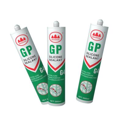 China Acid Silicone Sealant 300ml Mildew Proof Building Glass Glue for Construction Sealing for sale
