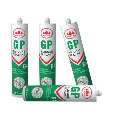 China Acid Silicone Sealant Transparent Weather Resistant Anti Mildew Glue 300ml for sale