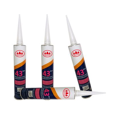 China HONGSHUYE 43 Polyurethane Windshield Adhesive - 590ml Cartridge with 1-Hour Cure & Chemical Resistance Level 2 for sale