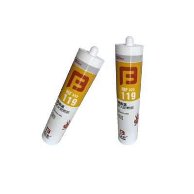 China Neutral Cure Black Fireproof Silicone Sealant 300ml - 1000°C Fire Resistance, 24 Hour Cure Time for Construction for sale