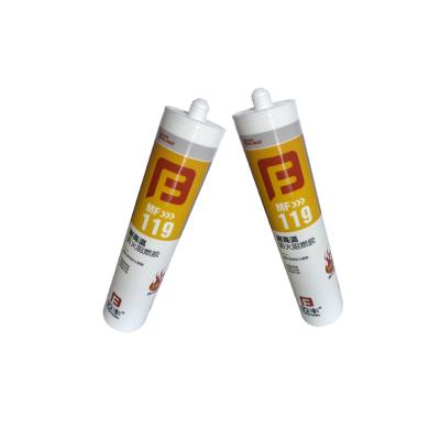 China Black Fireproof Silicon Sealants Heat Resistant Steel Structures Curing Time 24 Hours for sale
