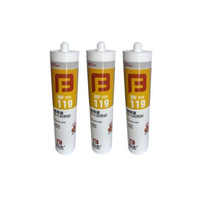 China MAIFENG Multi-Purpose Fireproof Silicone Sealant 280ml/300ml Cartridge for Windows Doors Construction for sale