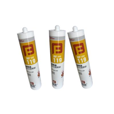 China 300ml Transparent Fireproof Silicone Sealant - Waterproof Construction Adhesive with 12 Month Shelf Life for sale