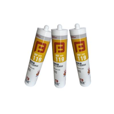 China Neutral Fireproof Silicone Sealant 300ml/590ml Fast Curing Adhesive for Construction and Industrial Applications for sale
