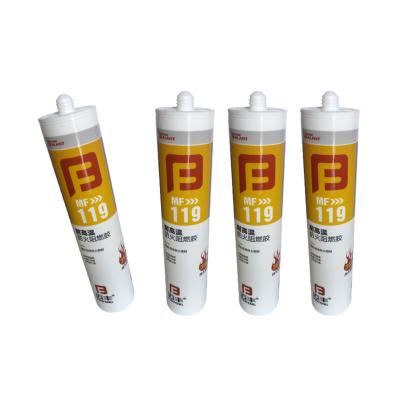 China Elastic Fireproof Silicone Sealant 280ml/300ml with -20°C to 120°C Temperature Range and 9 Month Shelf Life for sale