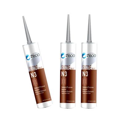 China Strong Adhesion GP Neutral Silicone Sealant 300ml Transparent for Curtain Wall -50°C to 100°C Temperature Range for sale