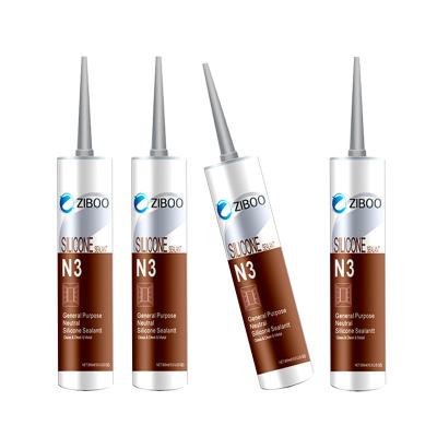 China 300ml Black Paste Waterproof Neutral Silicone Adhesive for Structural Glass Windshields for sale