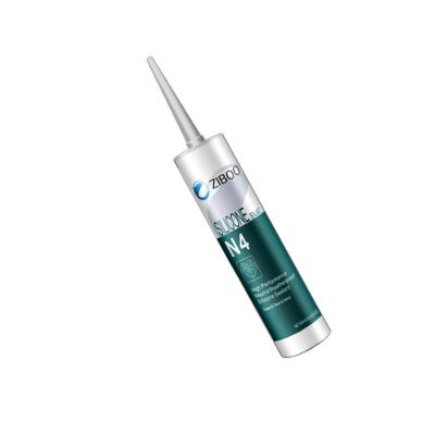 China Neutral Weather Resistant Silicone Glass Glue White 300ml for Curtain Wall Windows Doors for sale