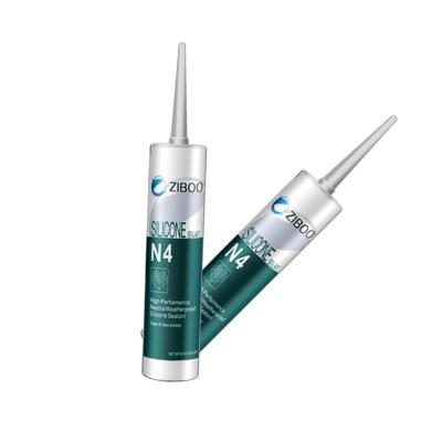 China OEM Neutral Silicone Sealant Anti-Mildew Adhesive in White Black Grey Gold Colors with 0.9MPa Tensile Strength for sale