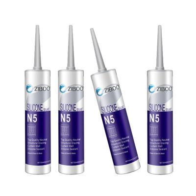 China Structural Neutral Silicone Sealant Glass Mega Grey Liquid Nail Caulking - 300ml/590ml Capacity, 12 Month Shelf Life for sale