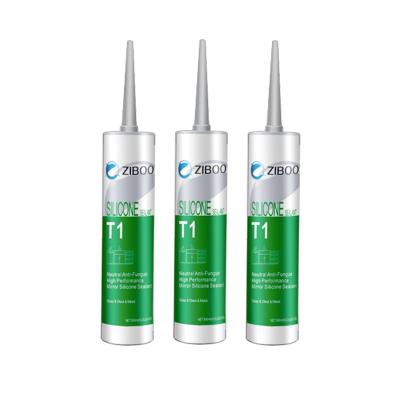China RTV Structural 100% Exterior Neutral Silicone Sealant White Clear 1.5MPa Tensile for sale