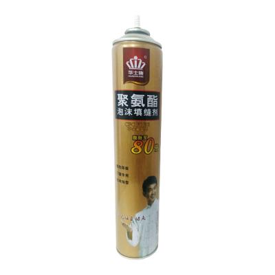 China Expandable Polyurethane Foam Sealant Insulation Adhesive - 750ML/500ML/300ML Sizes, -40℃ to +80℃ Temperature Resistance for sale