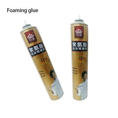 China High Hardness PU Foam Sealant 750ML for Door Window Gaps - 35-40L Yield with 20-30 kg/m³ Density for sale