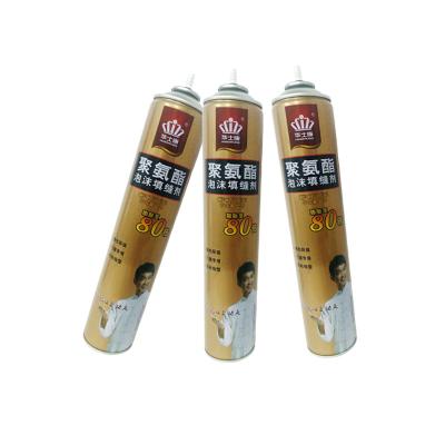 China Eco Friendly PU Foam Spray Insulation 900g for Windows Doors Filling Sealing for sale