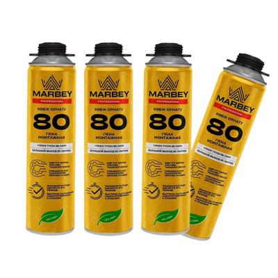 China OEM Spray Foam Insulation Sealant PU Adhesive 750ml Moisture Curing High Expansion for sale