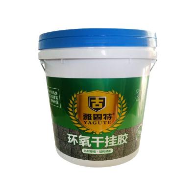 China White Epoxy Dry-hanging Adhesive Waterproof 18kg Building Tile Repair for Stone and Ceramic Bonding for sale
