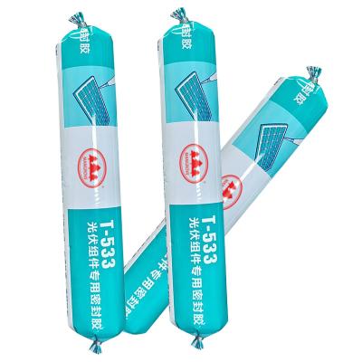 China Neutral Solar PV Module Sealant - 400mL Silicone Weatherproof Adhesive for Photovoltaic Systems for sale