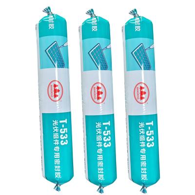China GP Silicone Solar Cell Sealant - Transparent Waterproof Thermal Resistant Adhesive for 10 Barrel MOQ for sale