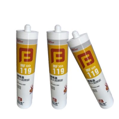 China Fireproof Sealant Glass Gap Elastic Neutral Curing Weather Resistant - UL94 V0 Rated, -60°C to 250°C Temperature Range for sale