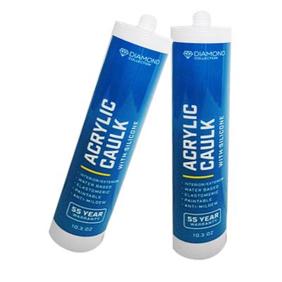 China 300ml White Paintable Acrylic Sealant with High Adhesion for Windows and Doors - 30 Minute Skin Formation, -20°C to 80°C Temperature Range for sale