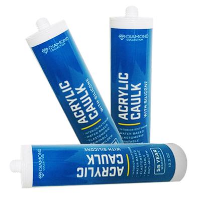 China Heavy Bonding Fast Curing Siliconized Acrylic Sealant 280ml Tube with Weather Resistance for Construction for sale