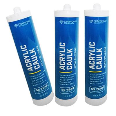China 300ML Siliconized Acrylic Sealant for Building Waterproofing - 12 Month Shelf Life, Multiple Color Options for sale