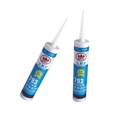 China Black Waterproof Neutral Silicone Sealant for Glass Curtain Wall 300ml for sale