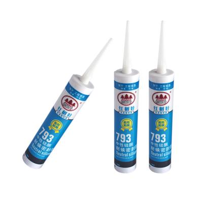 China Acidic Silicone Glass Glue Wood Board Sealant Door Window Caulking 300ml for sale