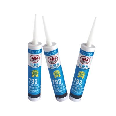 China Neutral Silicone Weather Resistant Sealant 300ml Glass Glue for Kitchen Door for sale