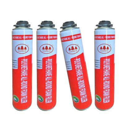 China Polyurethane Foam Sealant 750ml 500ml 300ml for Building Insulation Moisture Curing for sale