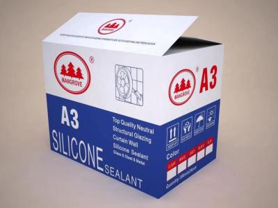 China Red Neutral Fireproof Silicone Sealant 280ml/300ml Cartridge with Fv-0 Rating for Construction Joints for sale