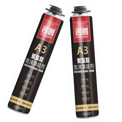 China Polyurethane Foam Sealant 750ml Sound Insulating Heat Preserving Foam Adhesive for Wooden Door for sale