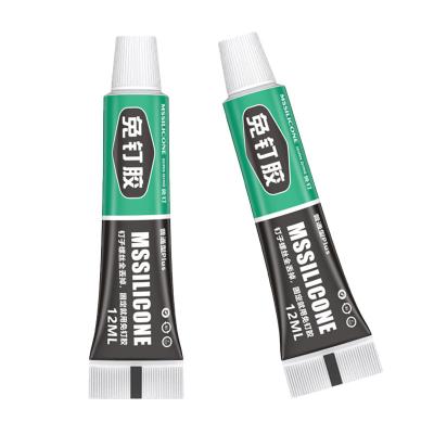 China Transparent Quick-Drying Nail-Free Adhesive Stainless Steel Hook | 3-5 Min Dry Time | >2.5MPa Strength for sale