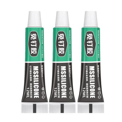 China Strong Punch Free Quick Drying Nail Free Adhesive Sealant for Mirror Tiles 280℃ for sale