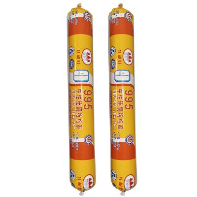 China Transparent High Temperature Resistance Neutral Silicone Sealant 590ml for Outdoor Structural Bonding for sale