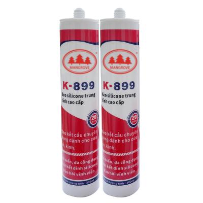 China Fast Drying Neutral Silicone Sealant 100% Waterproof -30°C to 150°C White for sale