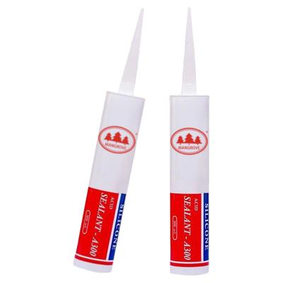 China Acid Silicone Sealant 280ml White Black Gray for Construction Wood Plastic for sale