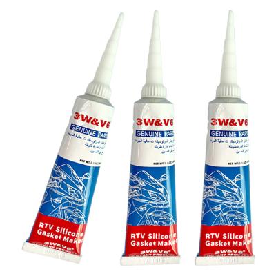China Transparent OEM RTV Acetic Curing Gasket Silicone Sealant Waterproof 30000 Pcs Daily Output for sale