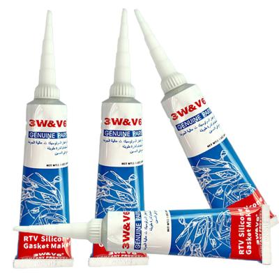 China RTV Silicone Sealant Grey for Oil Tanks -40°C to 280°C Temperature Range, 10 Minute Skin Time, Dust and Moisture Protection for sale