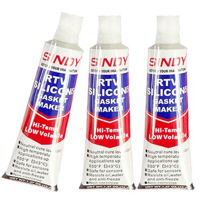 China RTV Silicone Rubber High Temperature Resistant Sealant -55°C to 125°C for Electronic Devices in 42g/100g Packaging for sale